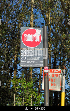 San Francisco MUNI bus stop North Point Street and Hyde Stock Photo - Alamy