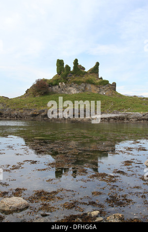 Ruin of Coeffin Castle Lismore Scotland October 2013 Stock Photo - Alamy