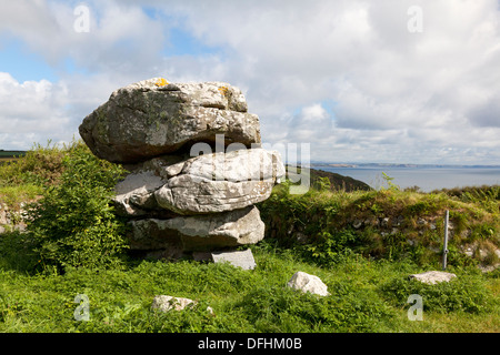 The Giant's Quoits, Rosenithon, Cornwall Stock Photo - Alamy
