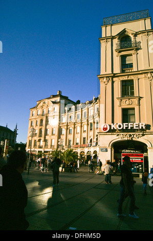 square Karlsplatz (Stachus), München, Munich, Oberbayern, Upper Bavaria ...