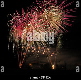 SOUTHPORT, UK. 5th October 2013. British Musical Firework Championship ...