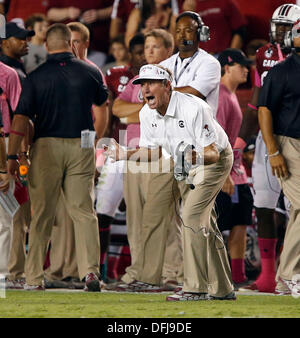 Columbia, SC, USA. 5th Oct, 2013. UK punnter 9- Landon Foster was ...
