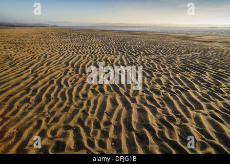 Ripples in the sand, Mossyard beach, Solway coast, Dumfries & Galloway ...