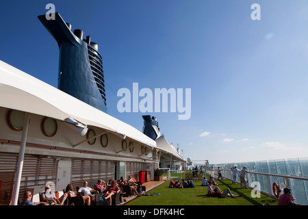 Lawn Club on the Celebrity Eclipse a Solstice class cruise ship ...