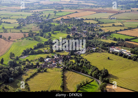 Aerial photograph of Wardington Oxfordshire Stock Photo - Alamy
