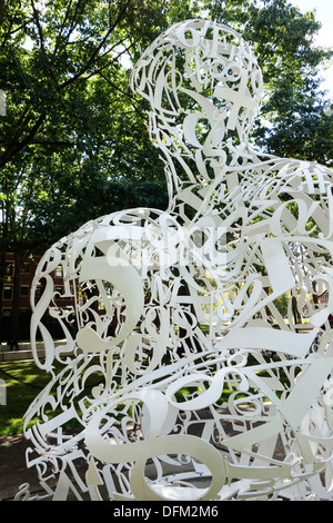 The Alchemist sculpture, outside the Stratton Student Center, MIT Stock ...