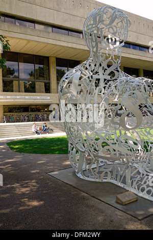 The Alchemist sculpture, outside the Stratton Student Center, MIT Stock ...
