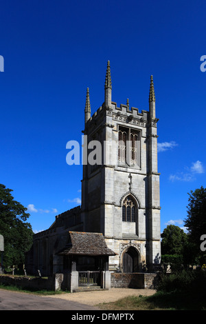 All Saints church, Aldwincle village, Northamptonshire, England, UK ...