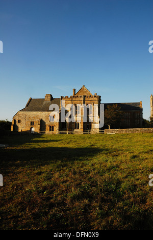 Muchelney Abbey Somerset Stock Photo - Alamy
