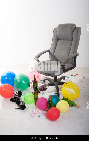 Aftermath of an office party Stock Photo - Alamy