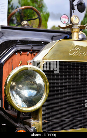 Engine bay, engine, radiator and offside front wing of an original ...