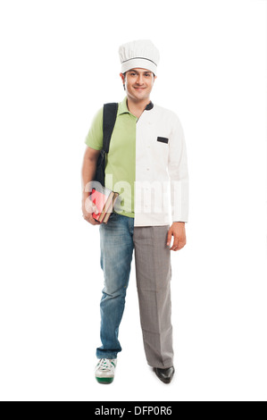 Split personality. Studio shot of a young man showing two sides of his ...