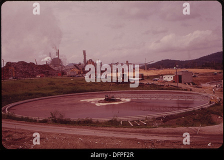 PRIMARY CLARIFIER AT THE INTERNATIONAL PAPER COMPANY MILL AT JAY ON THE ...