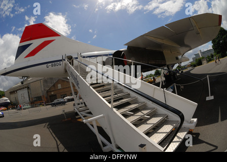 The Concorde at the Brooklands Museum in England Stock Photo - Alamy