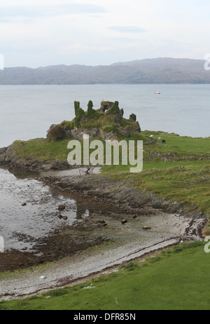 Ruin of Coeffin Castle Lismore Scotland October 2013 Stock Photo - Alamy