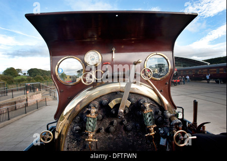 A Furness Railway No. 20 steam engine and carriages at the recreation ...