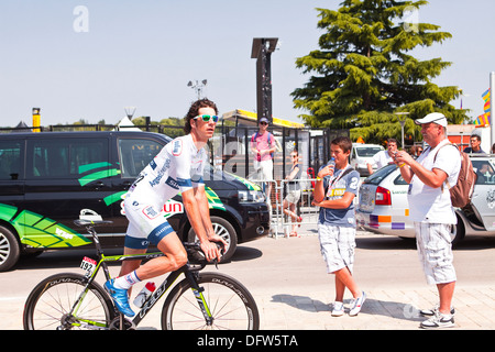 Roy Curvers of Team Argos Shimano in the fabled Roubaix Showers after ...