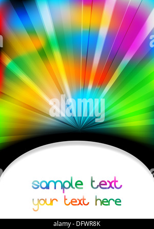 Bright multi coloured beams Stock Photo - Alamy