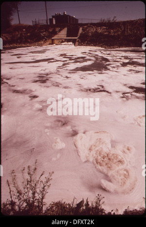 The discharge point of the Denver Metro Sewage Treatment Plant into the ...