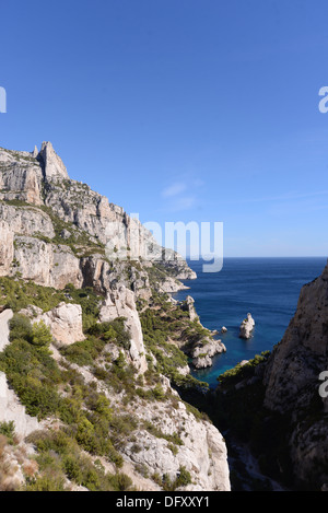 View of the magnificent Calanque de Sugiton, one of the most amazing ...
