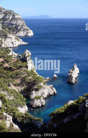 View of the magnificent Calanque de Sugiton, one of the most amazing ...