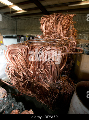 Green metal copper wire scrap materials recycling of waste from manual ...