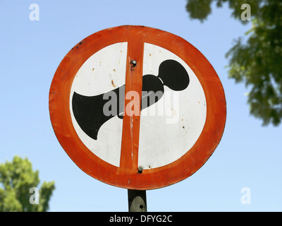 No sound, no noise, no music, prohibition sign, vector illustration ...