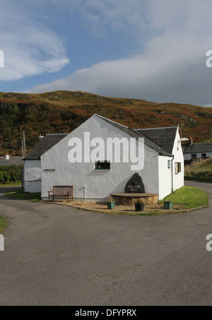Cullipool village hall Isle of Luing Scotland September 2013 Stock ...