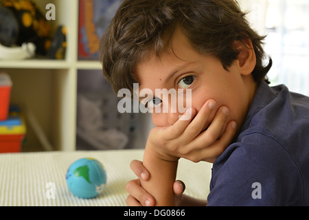 Boy making plans for the future Stock Photo - Alamy