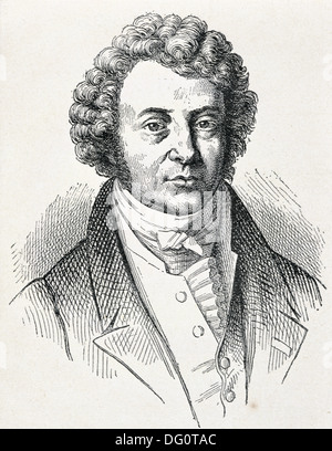 Andre Marie Ampere French scientist Date: circa 1800s Stock Photo - Alamy