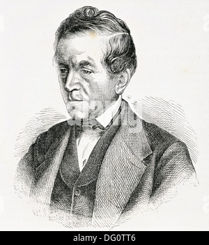STRAUSS, David Friedrich (1808-1874). German theologian and Stock Photo ...