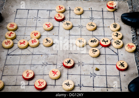 Chinese chess is a traditional Chinese chess games, close-up Stock ...