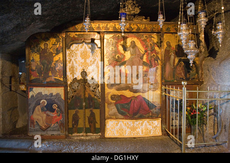 St. John Cave, Patmos, Dodecanese, Greek Islands, Greece, Europe Stock ...