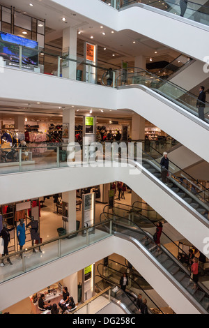 The interior of Peter Jones department store, part of the John Lewis ...