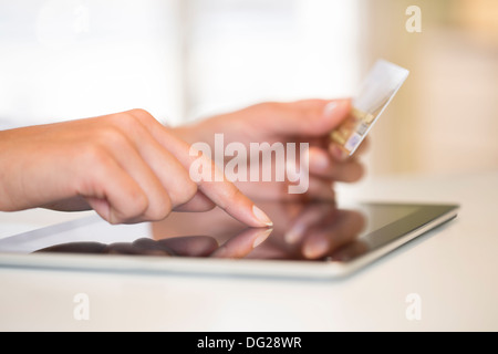 Female computer finger indoor web Stock Photo - Alamy