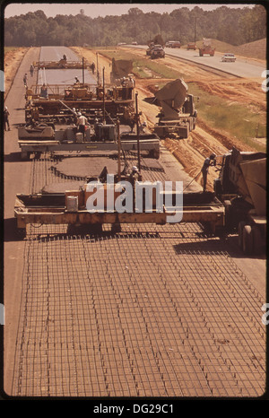 Steel rods, produced from shredded automobiles, are being used for ...