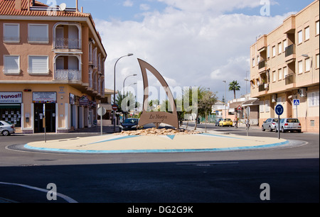 Decorative roundabout in Spain Stock Photo - Alamy
