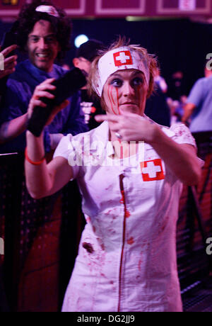 Dublin, Ireland. 12th Oct 2013. PDC Party Poker World Grand Prix Darts ...