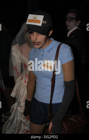 Leicester Square is infested with zombies during the annual Zombie ...