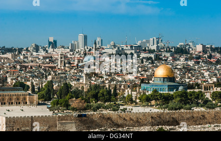 The Temple Mount, also know as Mount Moriah in Jerusalem, Israel It ...