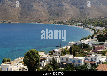 Livadia Port Harbour beach Tilos Greek Island The dodecanese Greece ...