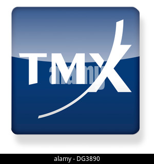 TMX Group logo as an app icon. Clipping path included Stock Photo - Alamy