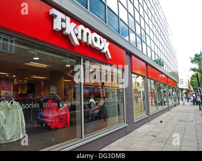 TK Maxx store window display Stock Photo - Alamy