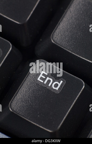 The "End" key on a black computer keyboard Stock Photo - Alamy