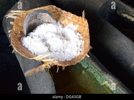 Marine salt production, Kusamba, Bali, Indonesia, Southeast Asia, Asia ...