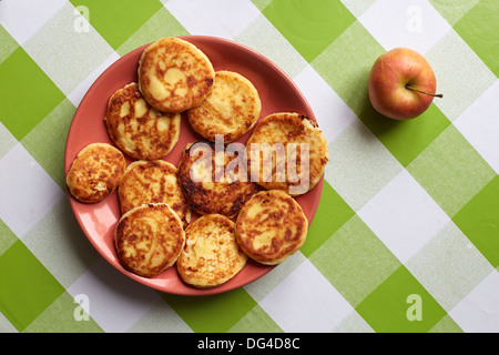 Cottage cheese curd with green onion Stock Photo - Alamy