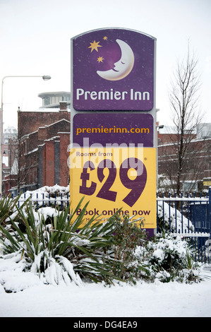 Premier Inn Sign Stock Photo - Alamy