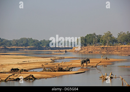 Laungwa River Zambia Stock Photo - Alamy