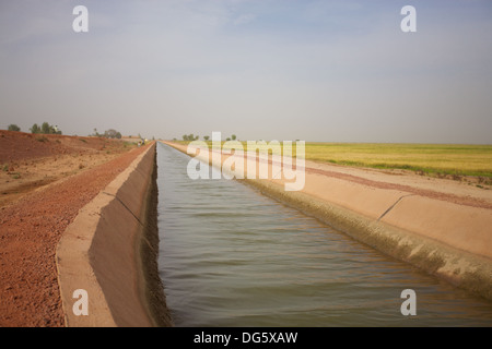 Agricultural irrigation system in Mopti, Mali Stock Photo - Alamy