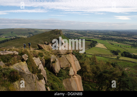 The Roaches Rock Formation in Staffordshire Peak District national Park ...